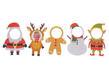 Christmas Character Photo Frames – Pack of 10 - MTA Catalogue