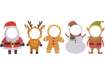 Christmas Character Photo Frames – Pack of 10 - MTA Catalogue