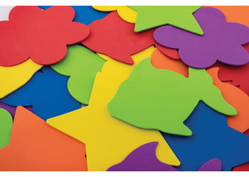 Large Foam Collage Shapes – Pack of 24 - MTA Catalogue