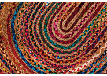 Fair Trade Chindi Woven Recycled Rug – 300 (L) x 250 (W) cm - MTA Catalogue