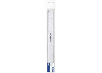 Staedtler Plastic Clear 30cm Ruler – PK 20 - MTA Catalogue