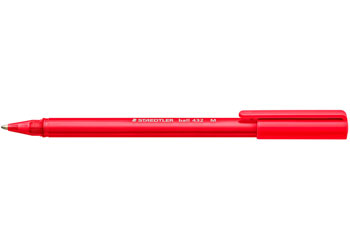 Stick 432 Triangular Pen Medium Red – PK 10 - MTA Catalogue