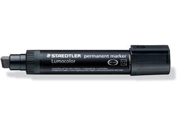 Lumocolor Permanent Chisel Marker Black – PK 5 - MTA Catalogue