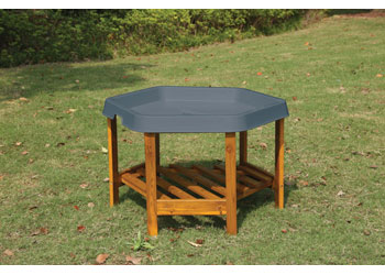 MTA Spaces – Hex Tray & Wooden Stand – Charcoal - MTA Catalogue