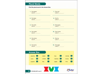 Tutor System Vocabulary Book 2 - MTA Catalogue