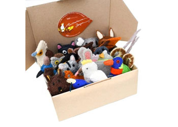 Australiana Set of 25 Finger Puppets - MTA Catalogue