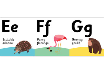 Teachables Alphabet Wall Frieze - MTA Catalogue