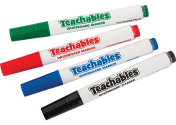 Teachables Whiteboard Marker Bullet Ast Pk 4 - MTA Catalogue