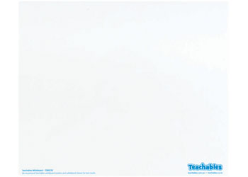 Teachables Blank Whiteboard – Each - MTA Catalogue