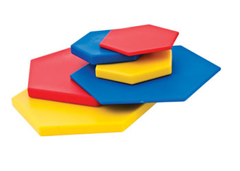 Large Attribute Blocks Set – 5 shapes – 60 pieces in Container - MTA ...