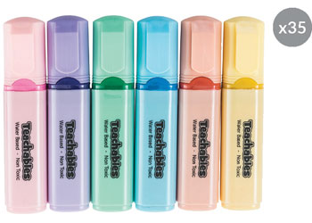 Teachables Pastel Highlighters – 35 x Packs of 6 - MTA Catalogue