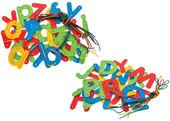 Alphabet Lacing Letters Set – Lower & Upper Case - MTA Catalogue
