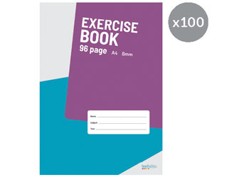 Teachables Exercise Book A4 8mm 96p – Pack of 100 - MTA Catalogue