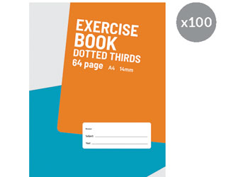 Teachables Dotted Thirds A4 14mm 64p – Pack of 100 - MTA Catalogue