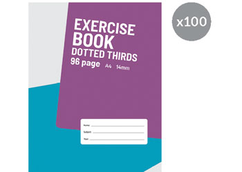 Teachables Dotted Thirds A4 14mm 96p – Pack of 100 - MTA Catalogue