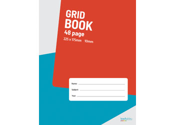 Teachables Exercise Book 225 x 175mm 10mm Grid 48p - MTA Catalogue