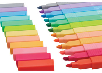 Highlighters Pastel Assorted – Pack of 12 - MTA Catalogue