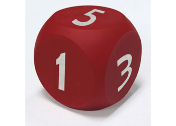 Big Plastic Number Dice – 10.5cm - MTA Catalogue