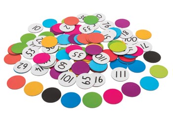 Large Magnetic 2-Sided Number Counters 120pc - MTA Catalogue