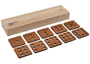 Wooden Tactile Dots Tiles – Set of 10 - MTA Catalogue