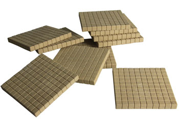 Teachables Eco-Wood Base Ten Flats – 10pc - MTA Catalogue