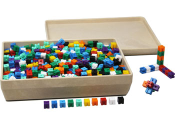 Eco-Plastic Interlocking Weight Cubes - 1000pc - MTA Catalogue