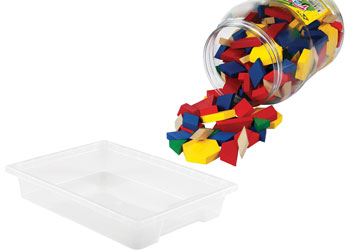 Pattern Blocks 500pc & Tray - MTA Catalogue