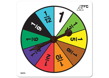 Fraction Spinner – Colour – each - MTA Catalogue