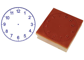 Stamp Clock 12hr – 7.5cm - MTA Catalogue