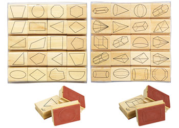 Geometry Stamp Pack – 40 Pieces - MTA Catalogue