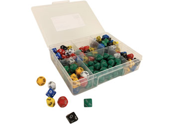 Place Value Dice Set – Set of 140 in Container - MTA Catalogue