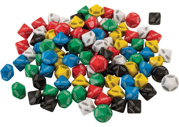 Dice: 10 Face 0000-9000 50p - MTA Catalogue