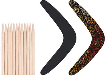 Scratch Boomerangs – Pack of 30 - MTA Catalogue