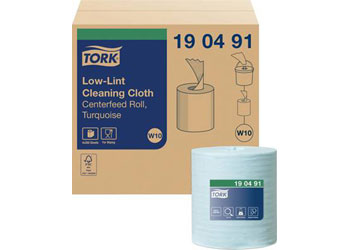 Tork Low Lint Cleaning Cloth W10 Refills – PK 4 - MTA Catalogue