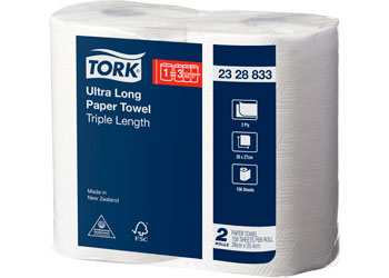 Tork Ultra Long Paper Towel 156’s – Pk 8 - MTA Catalogue
