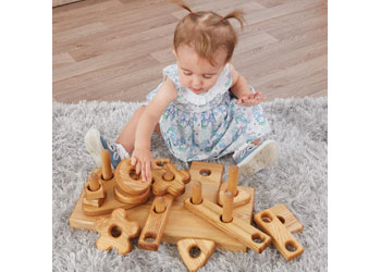 Wooden Stack & Build Block Set - MTA Catalogue