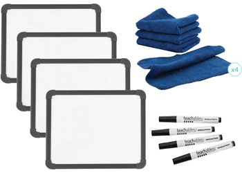 Whiteboard kit with Markers Eraser Cloths 4 - MTA Catalogue