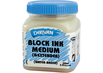 Derivan Block Printing Ink Medium & Extender – 250ml - MTA Catalogue