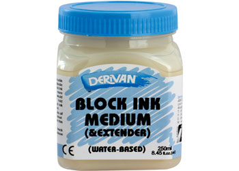 Derivan Block Printing Ink Medium & Extender – 250ml - MTA Catalogue