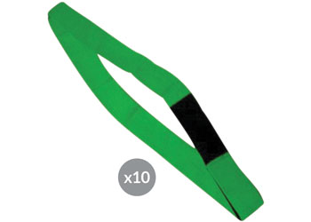 Webbing Sport Sash – Green Set of 10 - MTA Catalogue