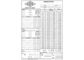 Basketball Score Pad Pad of 25 - MTA Catalogue