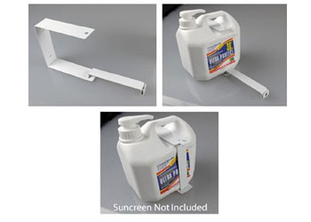 Sunscreen Wall Bracket 1L Pump With Lock - MTA Catalogue