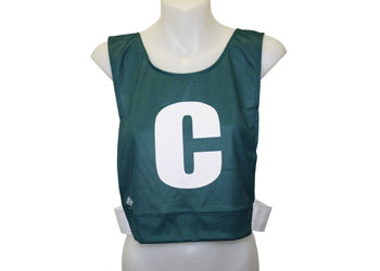 Netball Bibs Senior – Bottle & White - MTA Catalogue