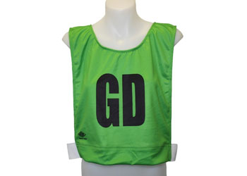 Netball Bibs Junior – Fluoro Green & Black - MTA Catalogue