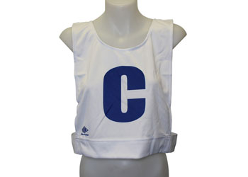 Netball Bibs Junior – White & Royal - MTA Catalogue