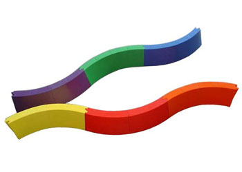 Curved PVC Balance Beam 12 Sections - MTA Catalogue