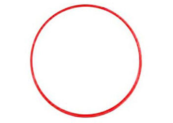 Solid Polypropylene Hoop 76cm Red - MTA Catalogue