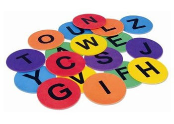 Marking Spot Discs Alphabet Set of 26 - MTA Catalogue