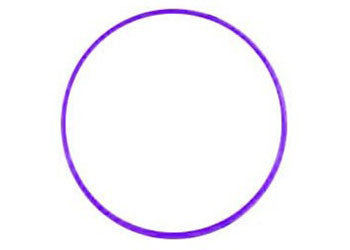 76cm Solid Polypropylene Hoop Purple - MTA Catalogue