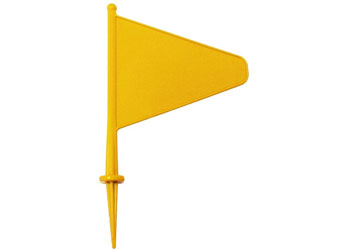 Boundary Flag Yellow - MTA Catalogue